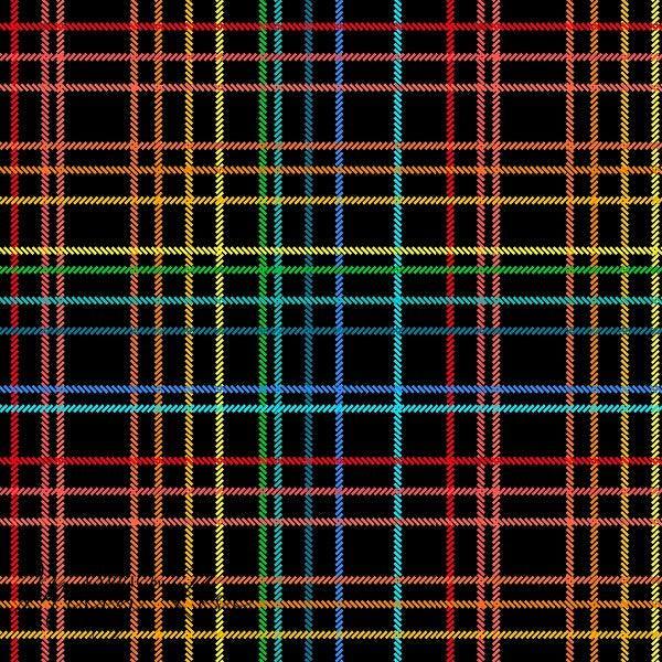 Rainbow Plaid Fabric