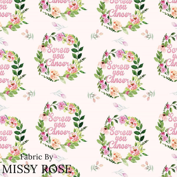Design 1060 - Screw Cancer Fabric | Fabric by Missy Rose