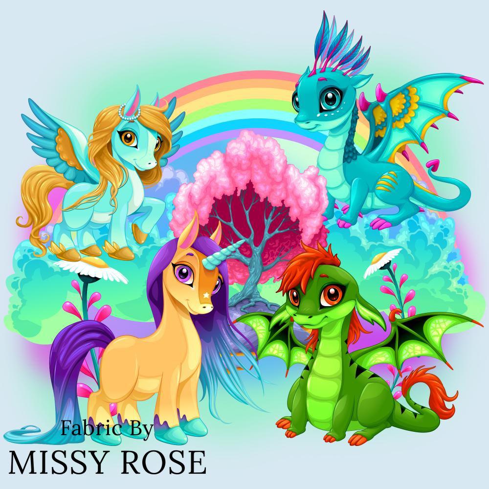 Design 182 - Panel - Fabric – Fabric by Missy Rose Pre-Order