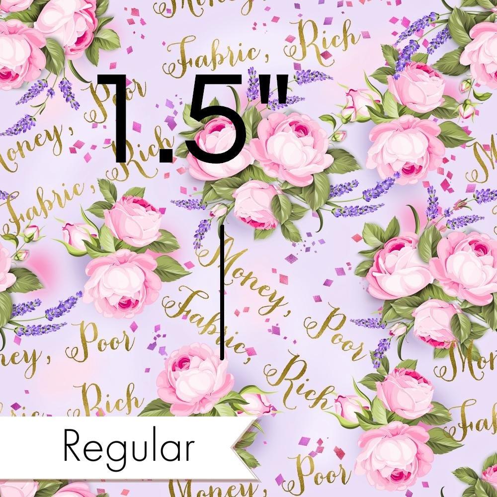 Design 528 - Fabric Rich Fabric | Purple Floral Funny Print | Missy Rose